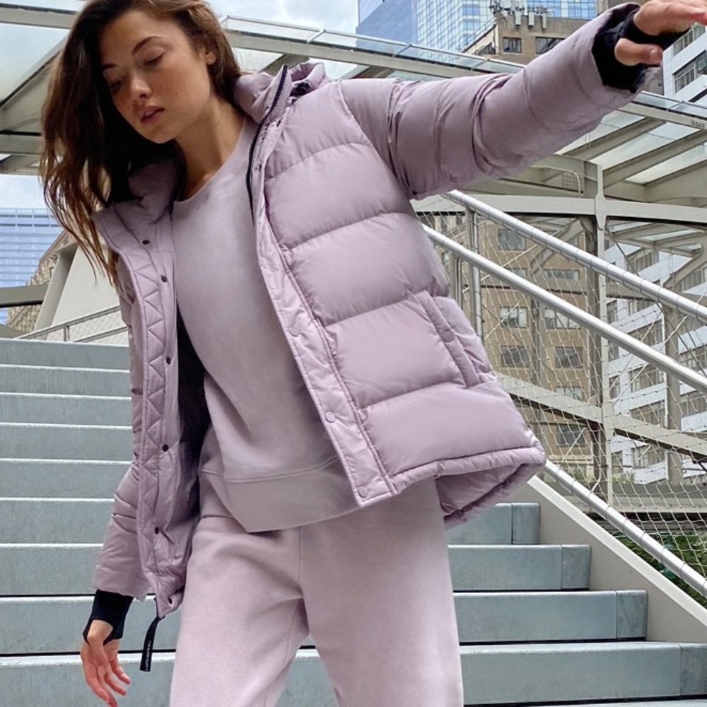 Aritzia Tna Super Puff Down Jacket - Gem